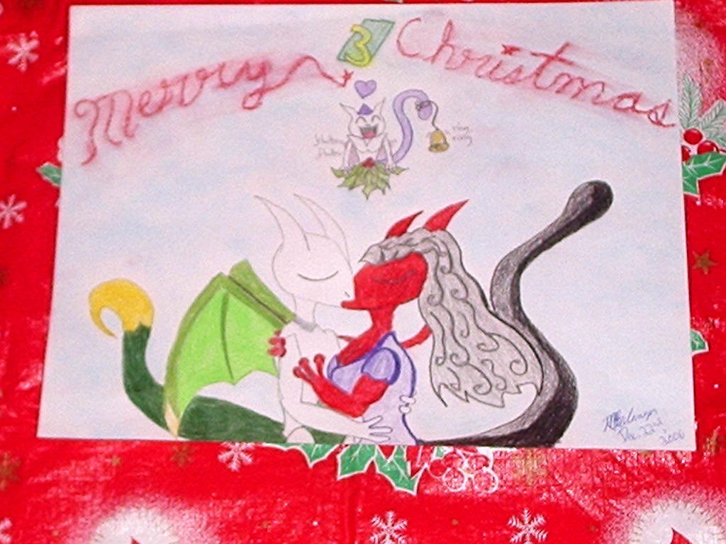 Merry Christmas Mewthree. by RubyMewtwo on DeviantArt