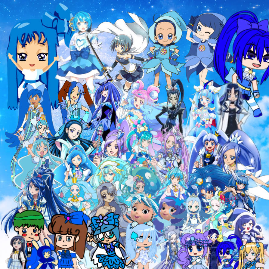Blue Magical Girls By Starshinesarahjones On Deviantart