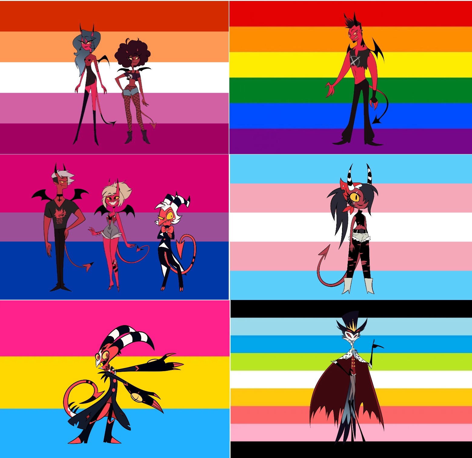 Lgbtq Helluva Boss Characters By Bluespider17 On Deviantart