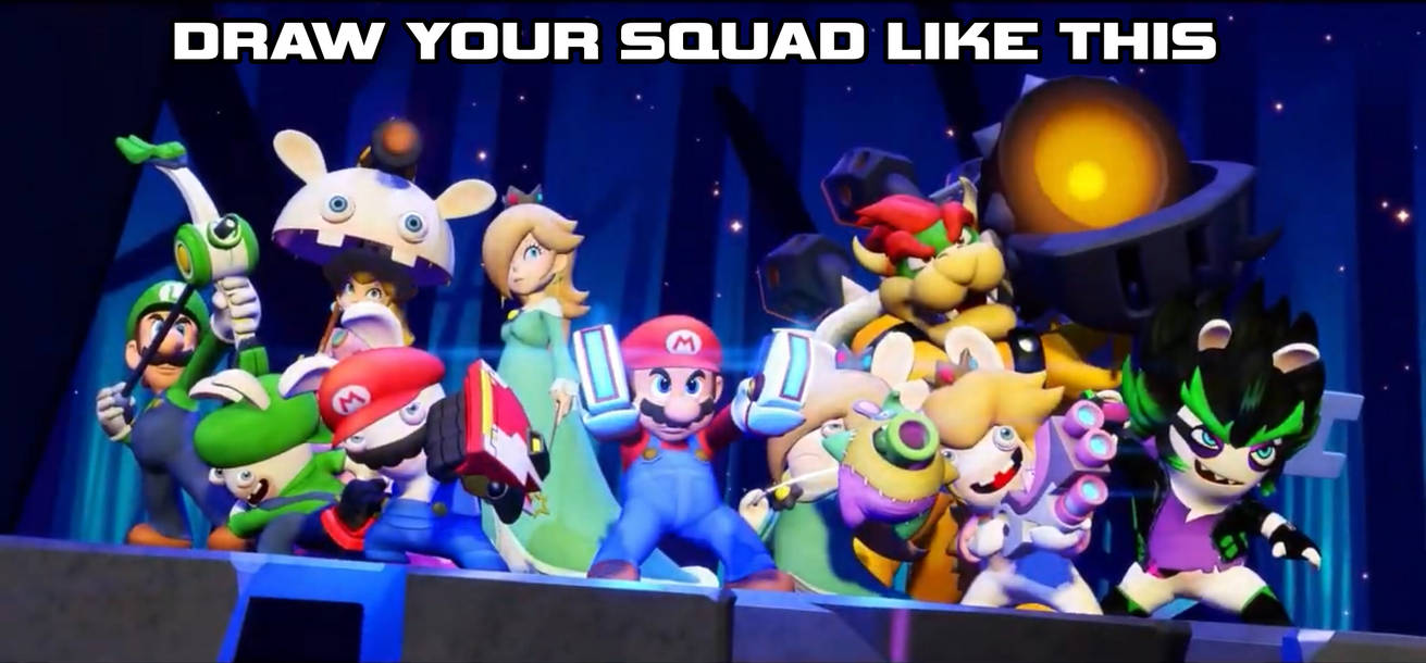 New Draw Your Squad Like This Meme By Bluespider17 On Deviantart