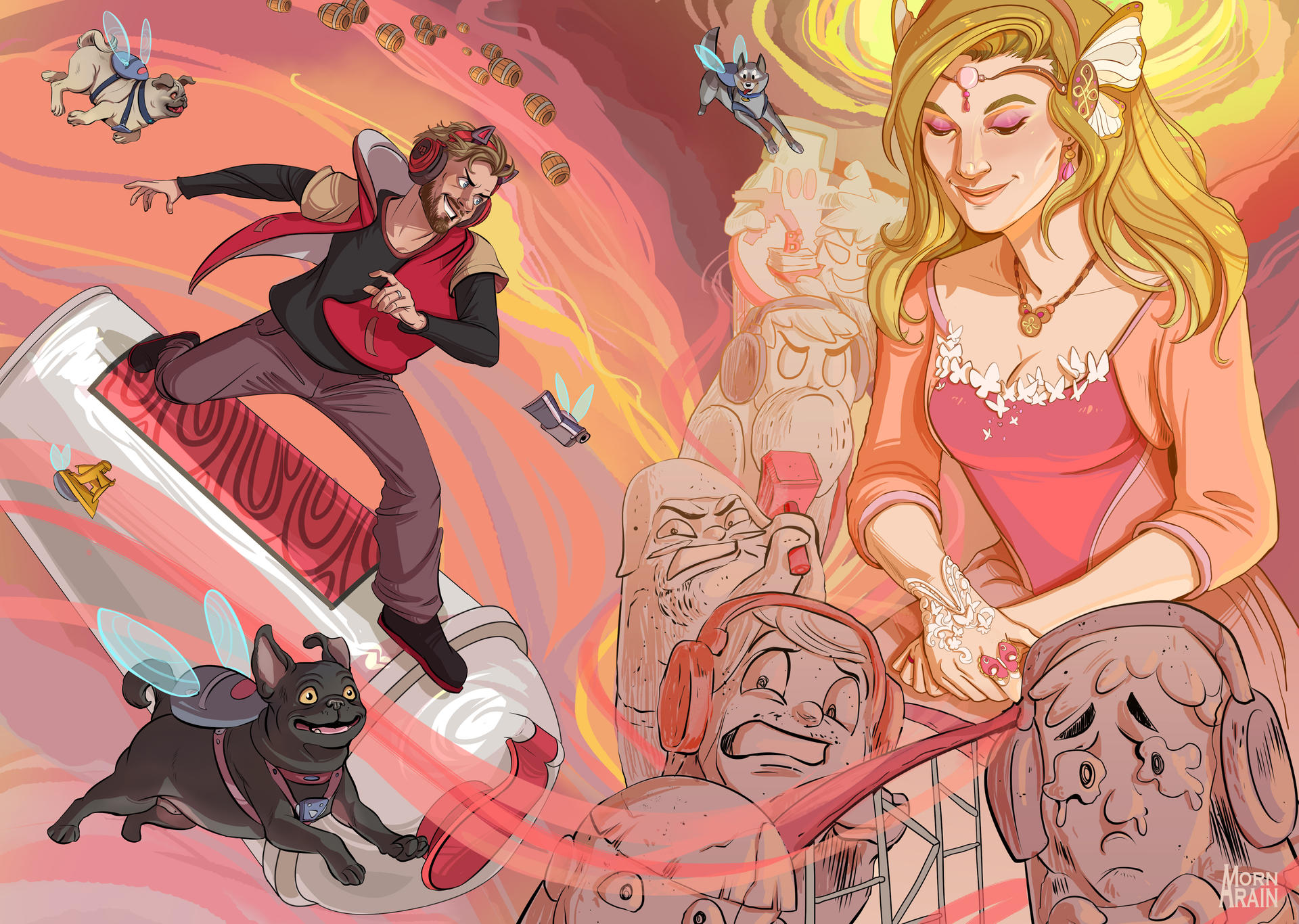 PewDiePie's Journey by ArainMorn on DeviantArt PewDiePie's Journey by ArainMorn on DeviantArt
