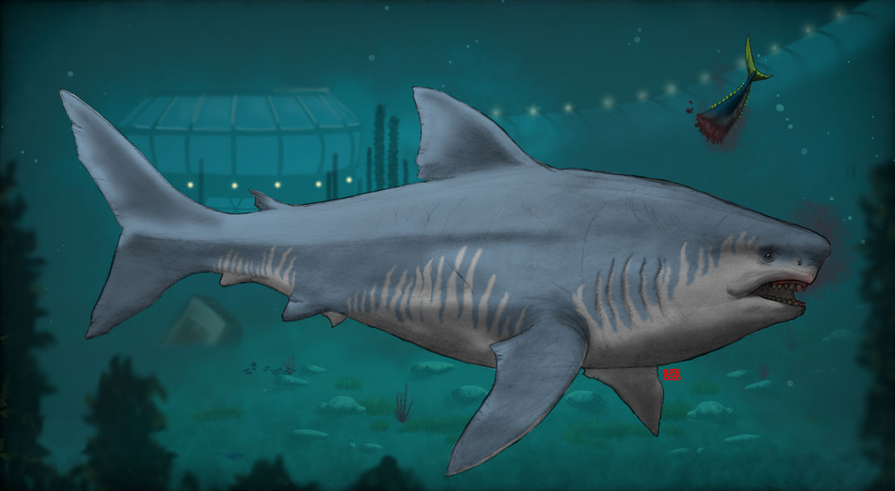 Megalodon In Jurassic World By Dodosupah On Deviantart