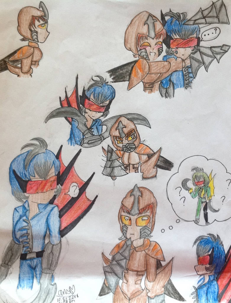 Gigan And Megalon Doodles By Coolemma03 On Deviantart