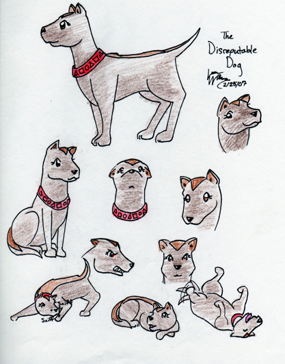 Disreputable Dog: Char. Sheet by LauraDoodles on DeviantArt
