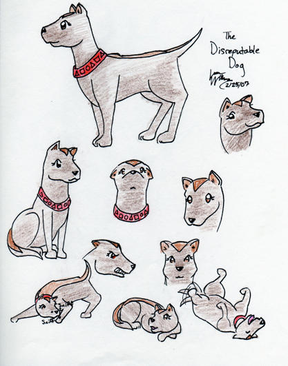 Disreputable Dog: Char. Sheet by LauraDoodles on DeviantArt