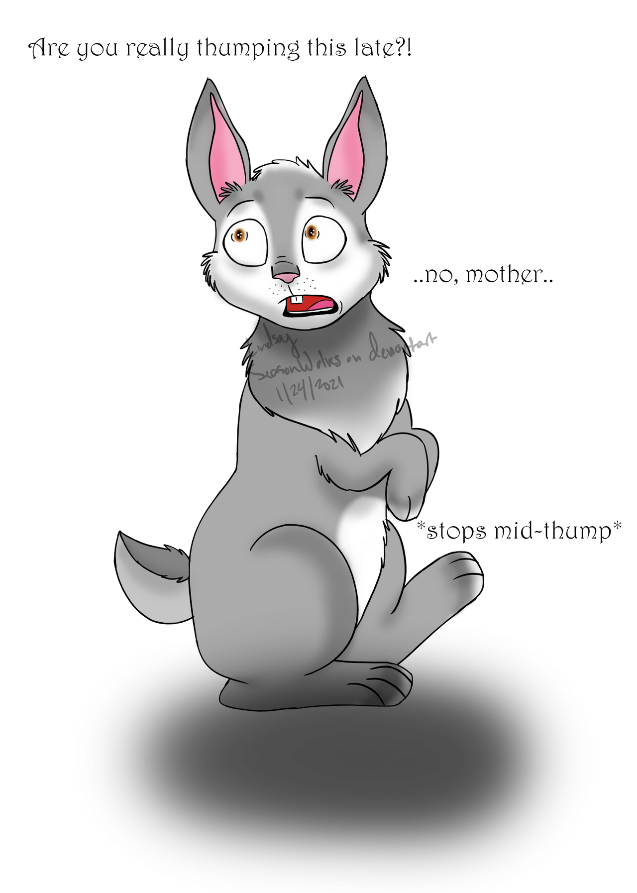 Naughty Bunny By Seasonwolves On Deviantart