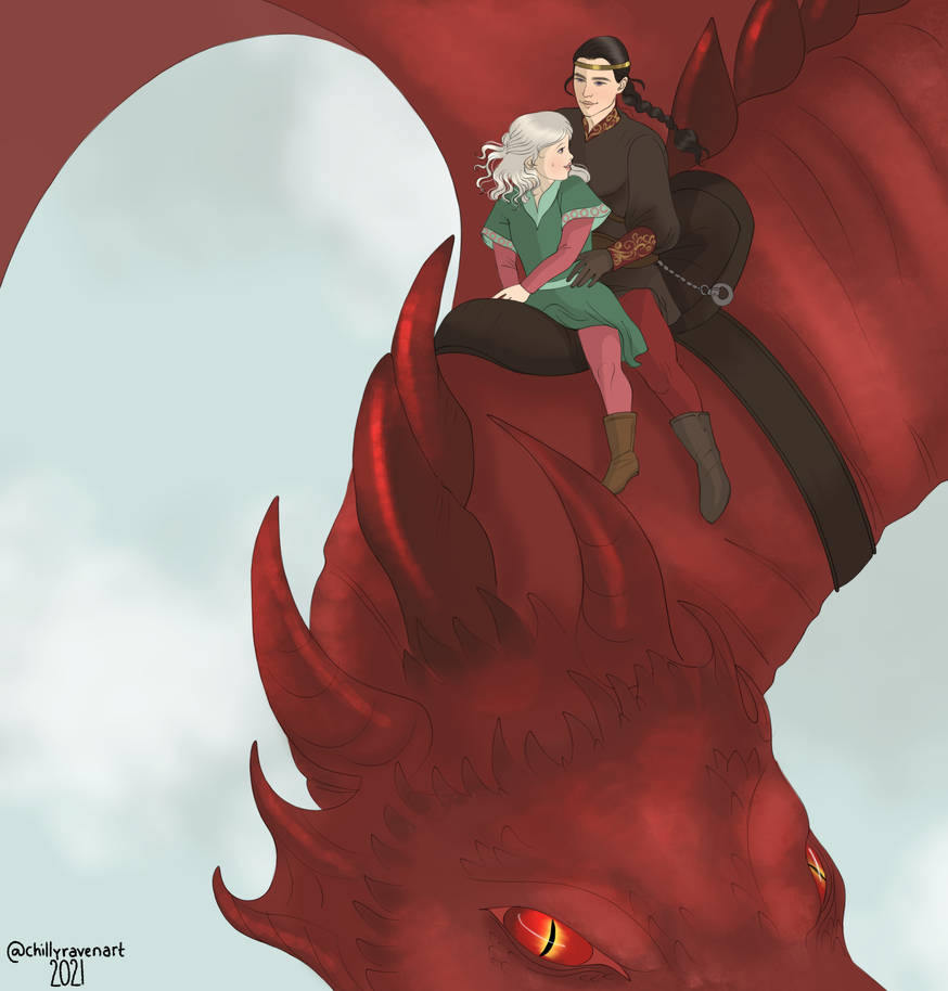 Rhaenys And Laena Commission Pt 2 By Chillyravenart On Deviantart