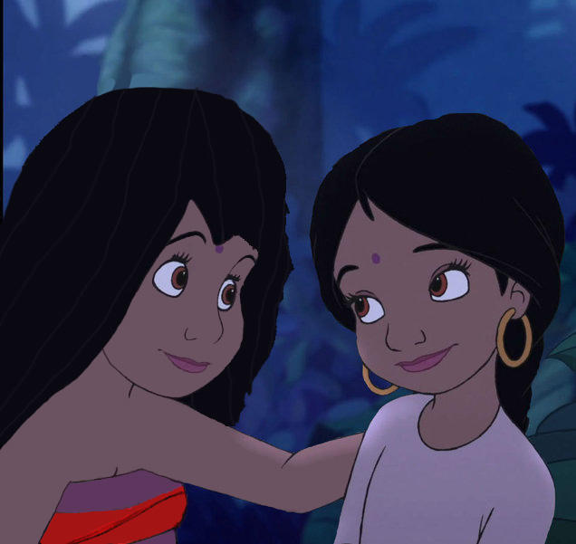 Shanti And Mowgli As A Girl By Swedishhero94 On Deviantart