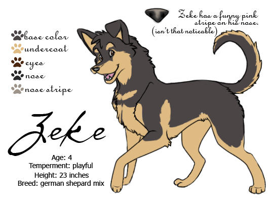 Zeke reference sheet by crypticFallon on DeviantArt