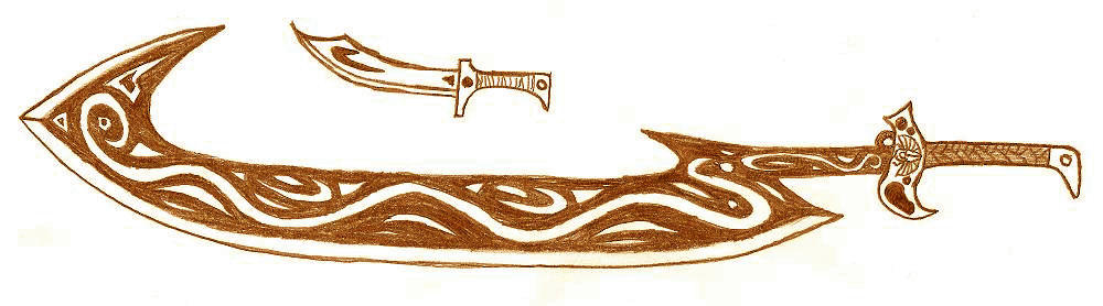 Scimitar n' Dagger by izartist on DeviantArt