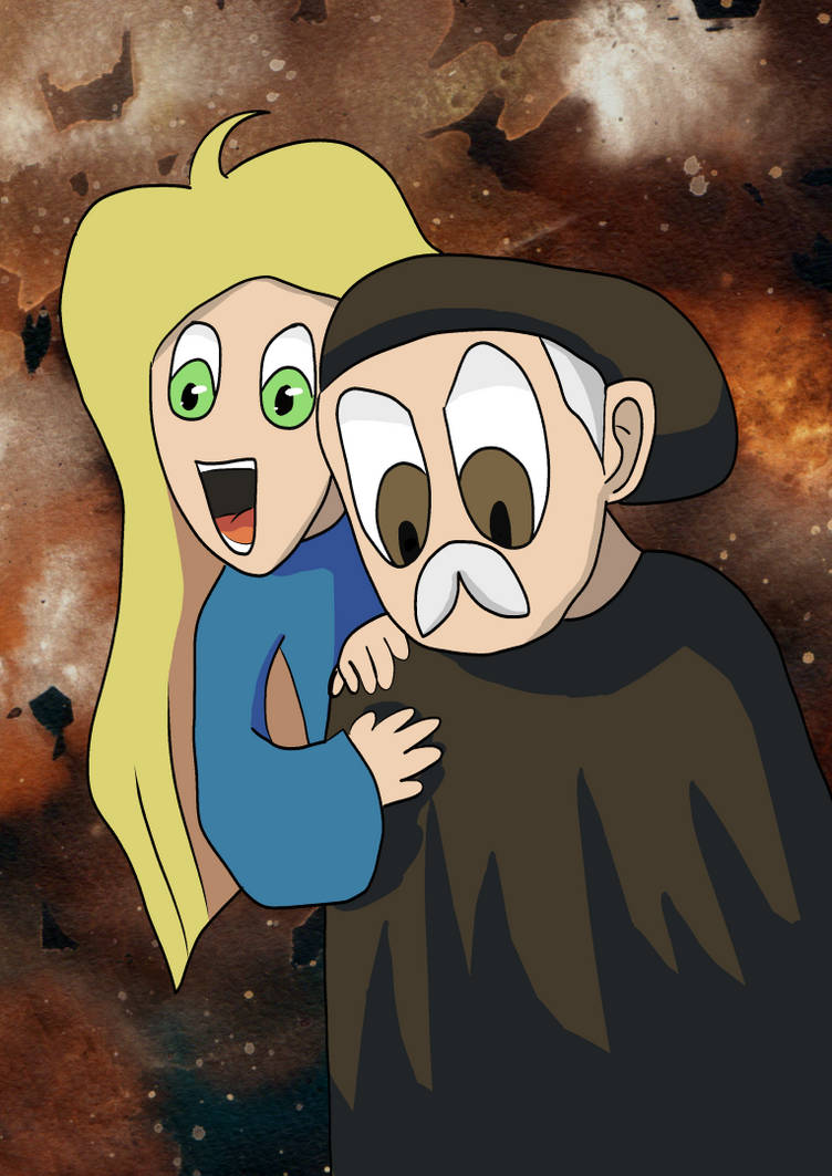 Girl With Her Grandpa By Xieloz On Deviantart