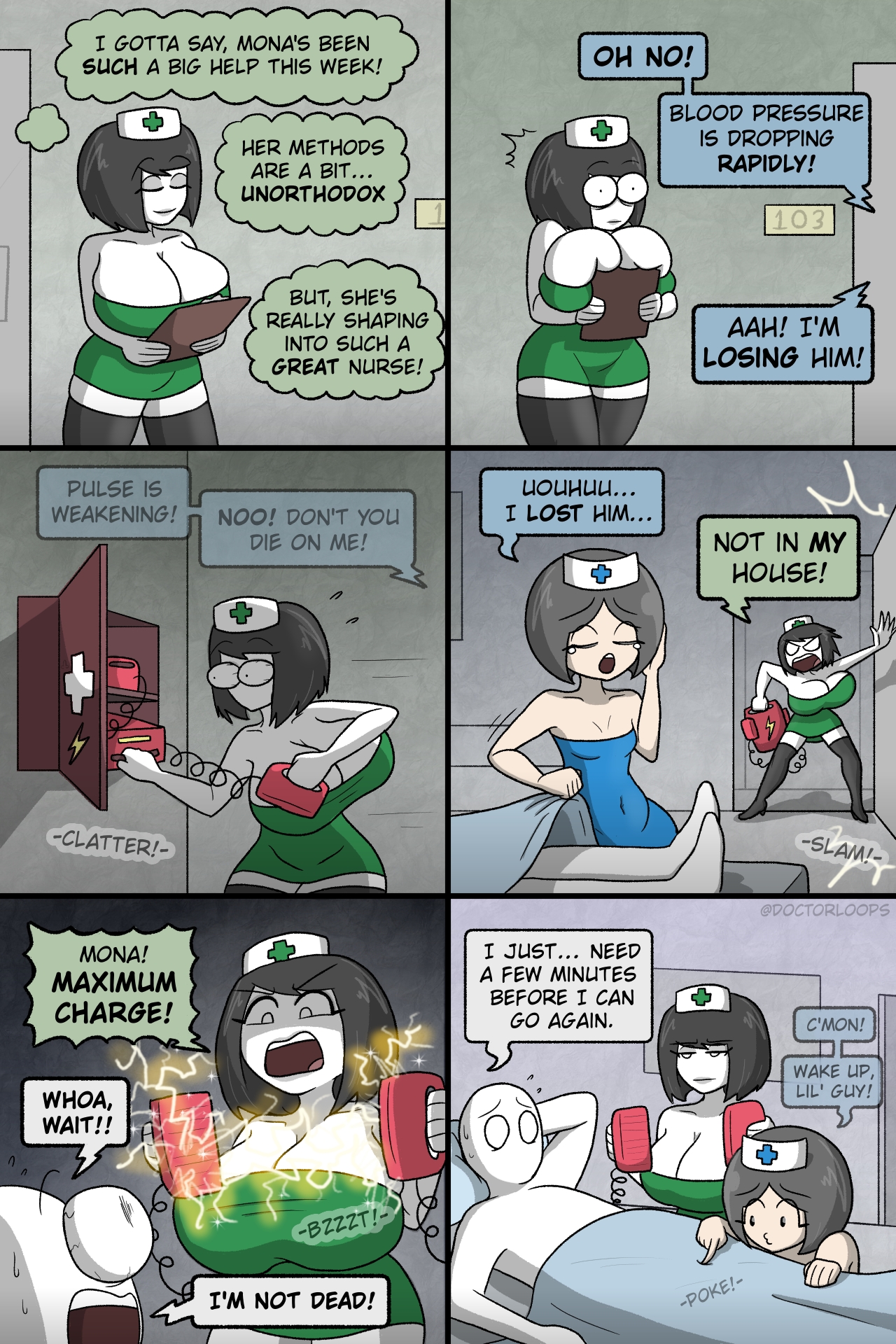 Veronica And Mona Shockblock By Doctorloops On Deviantart