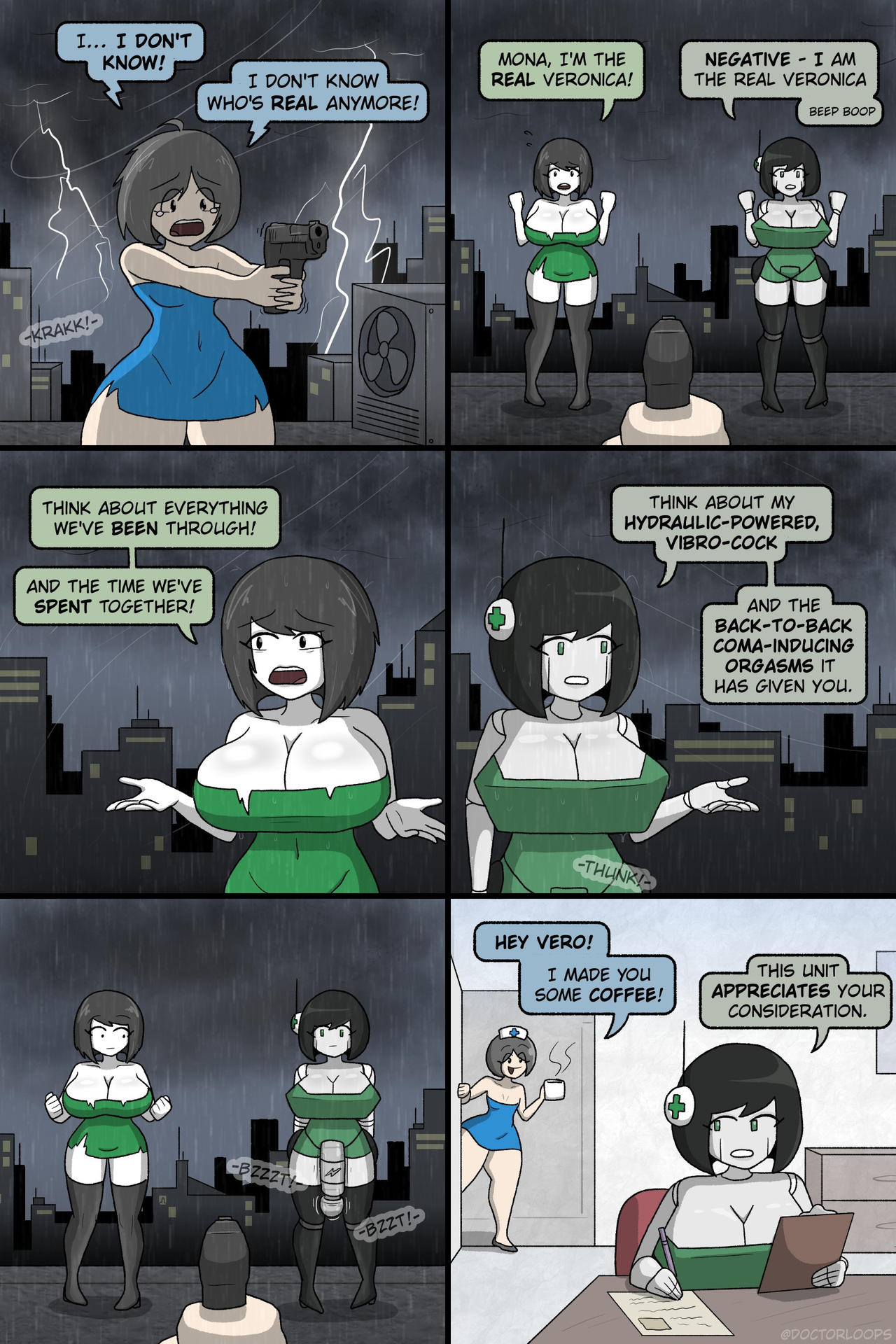 Veronica And Mona Non Canon Shenanigans 2 By Doctorloops On Deviantart