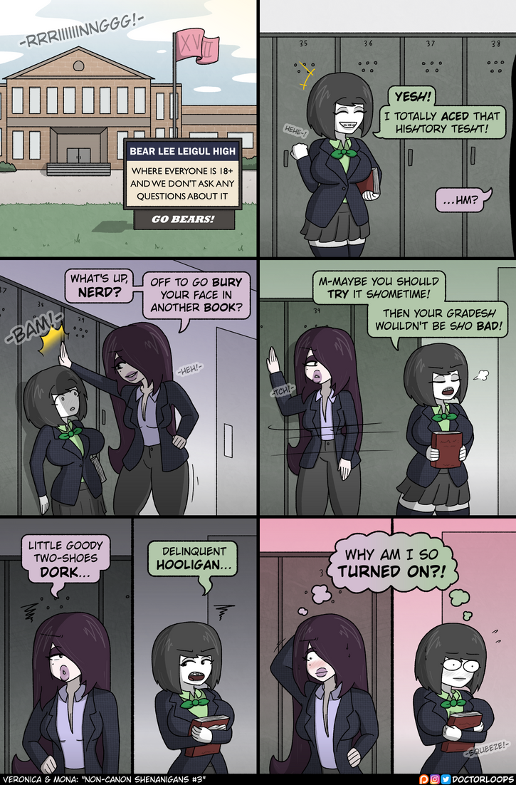 Veronica and Mona: Non-canon Shenanigans #3 by DoctorLoops on DeviantArt Veronica and Mona: Non-canon Shenanigans #3 by DoctorLoops on DeviantArt