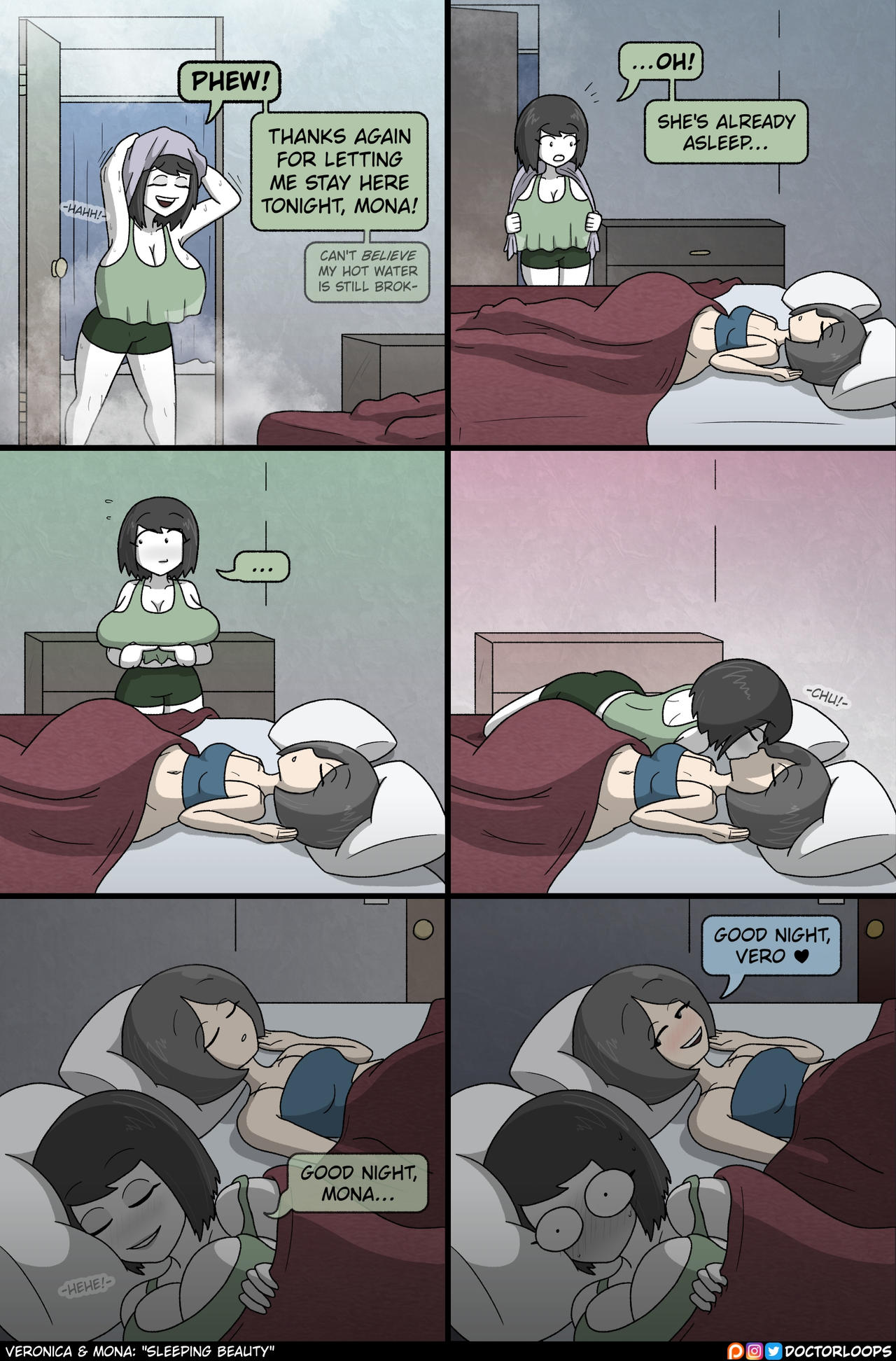 Veronica And Mona Sleeping Beauty By Doctorloops On Deviantart
