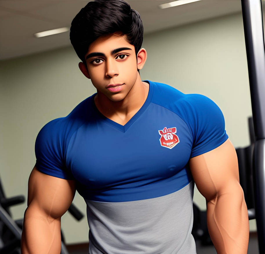 Cute Young Gym Hunk Ai Art By Ultrabeef On Deviantart