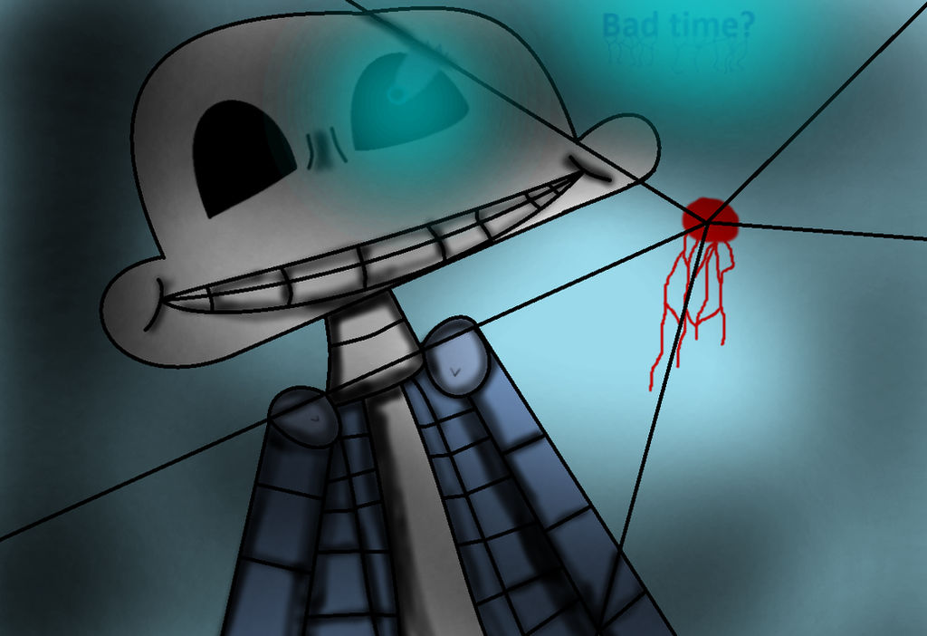 Bad Timeundertale Sans By Chara The Killer On Deviantart