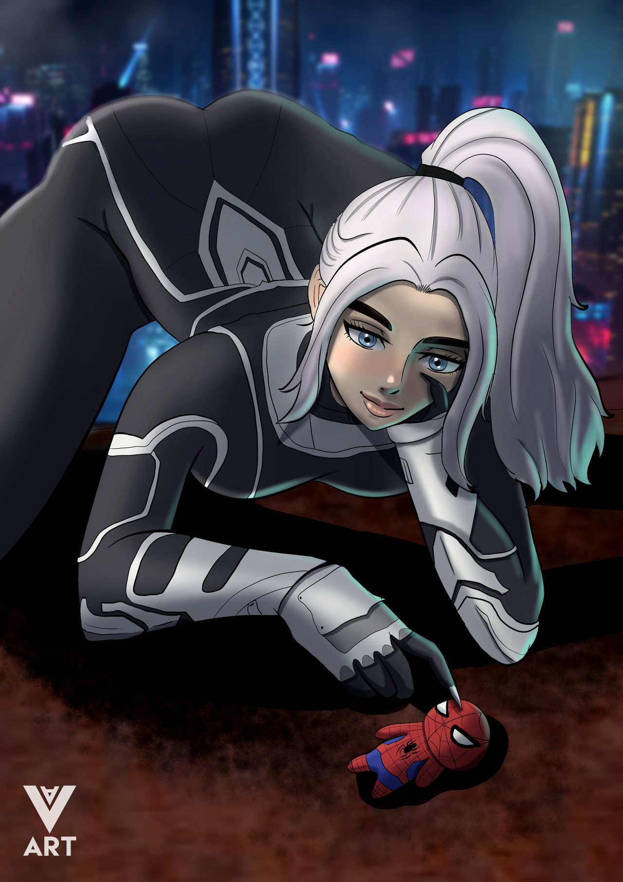 Black Cat Fan Art By Verdeza On Deviantart