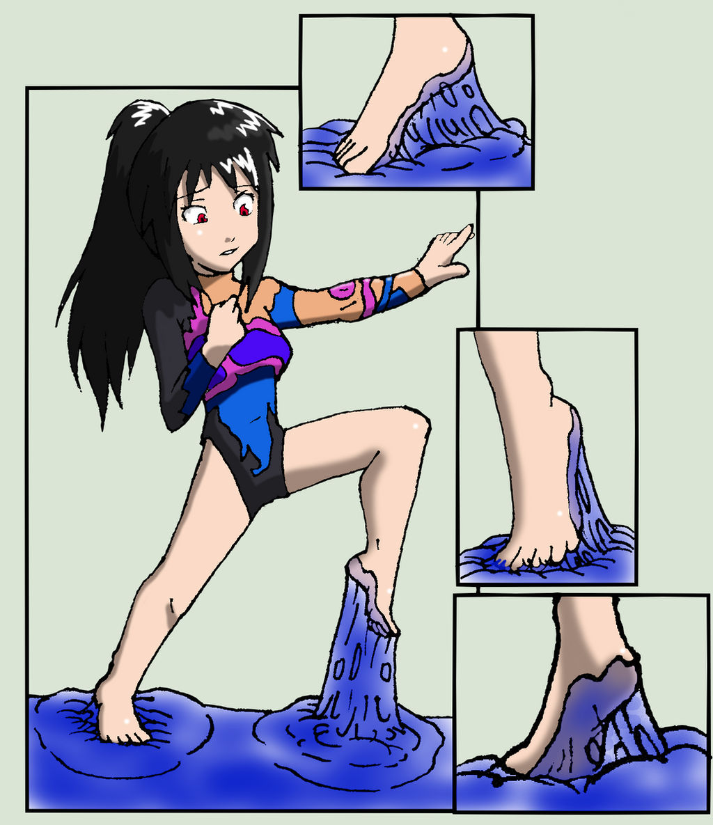 Art Trade Sakuras Feet Stuck Again By Incompleteusername01 On Deviantart