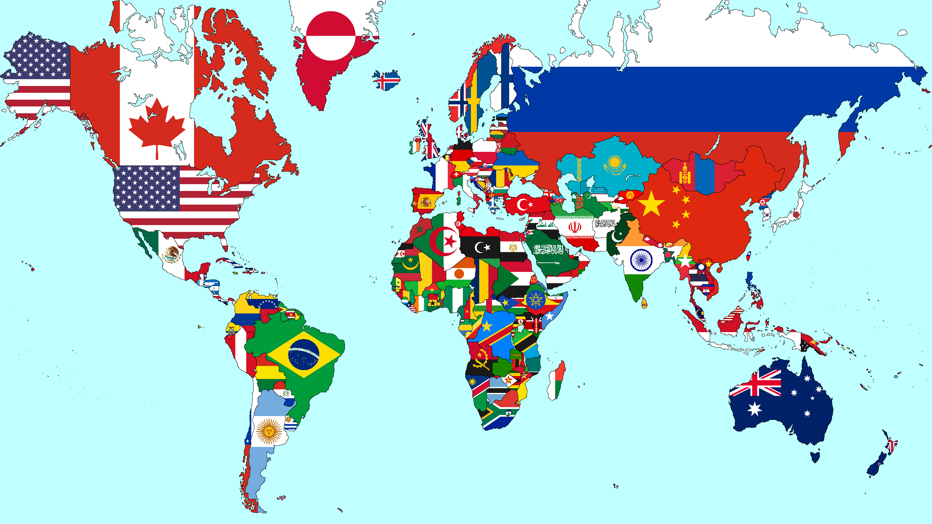 Flag Map of the World (Pacific Islands Update) by CanhDuy2006 on DeviantArt Flag Map of the World (Pacific Islands Update) by CanhDuy2006 on DeviantArt