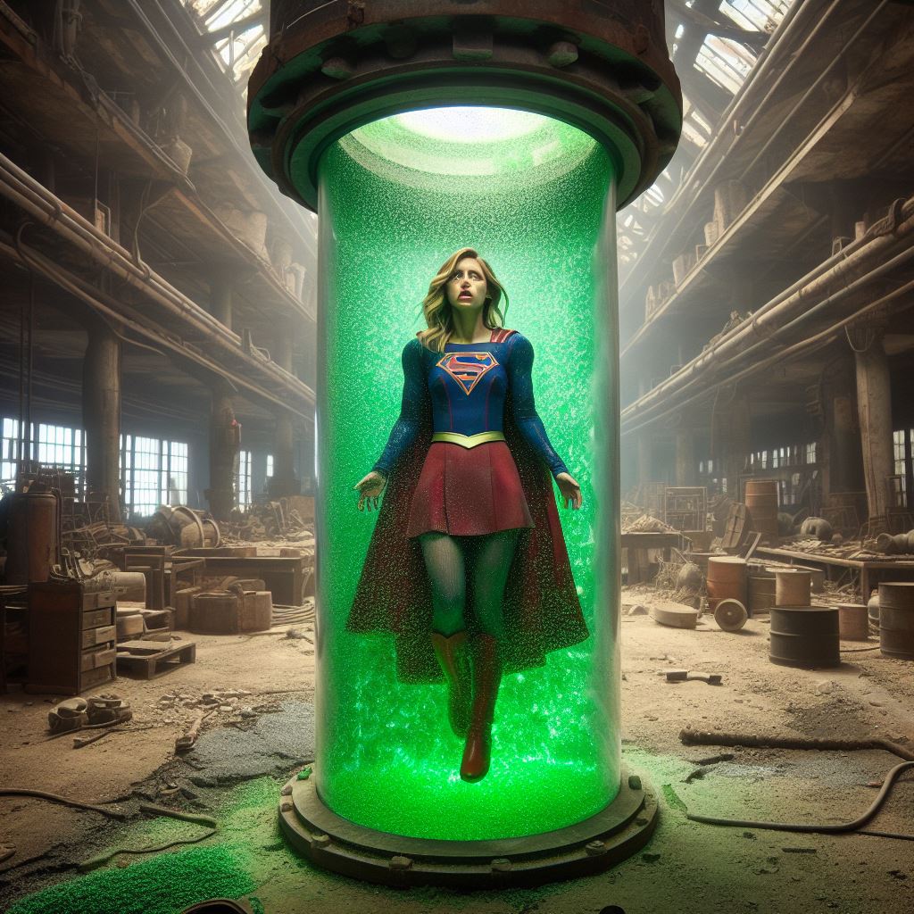 Supergirl Trapped In Cryptonite 1 By Gardenia76 On Deviantart