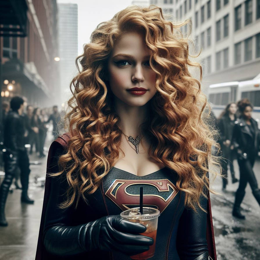 Black Supergirl In Street By Gardenia76 On Deviantart