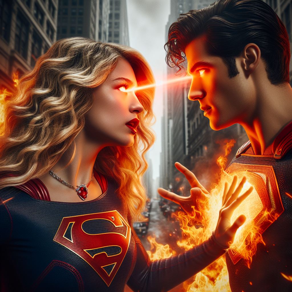 Bad Supergirl Vs Superman By Gardenia76 On Deviantart