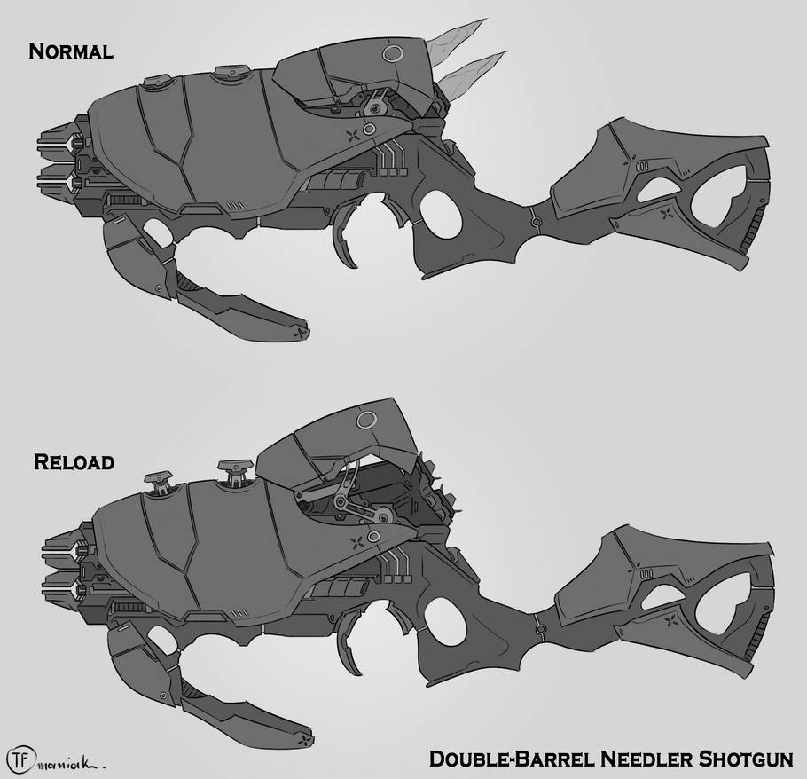 Halo Concept Of Needler Shotgun By Imshizo On Deviantart