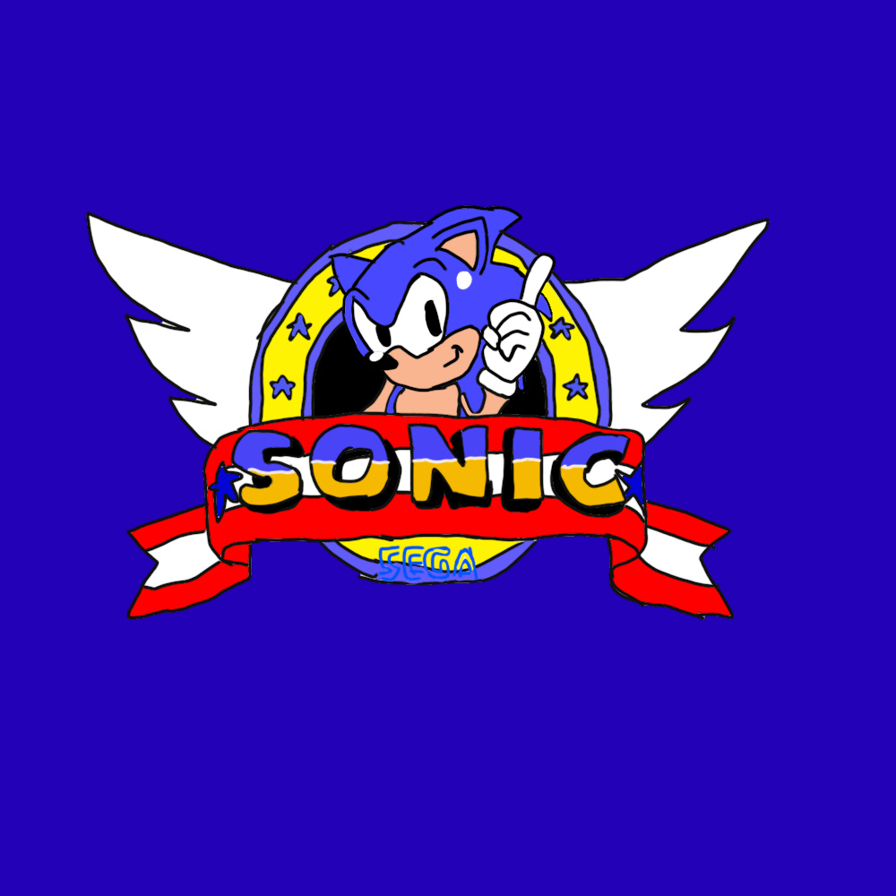 I redrew the sonic title screen i think it nice by fanofsonicowo on ... I redrew the sonic title screen i think it nice by fanofsonicowo on ...