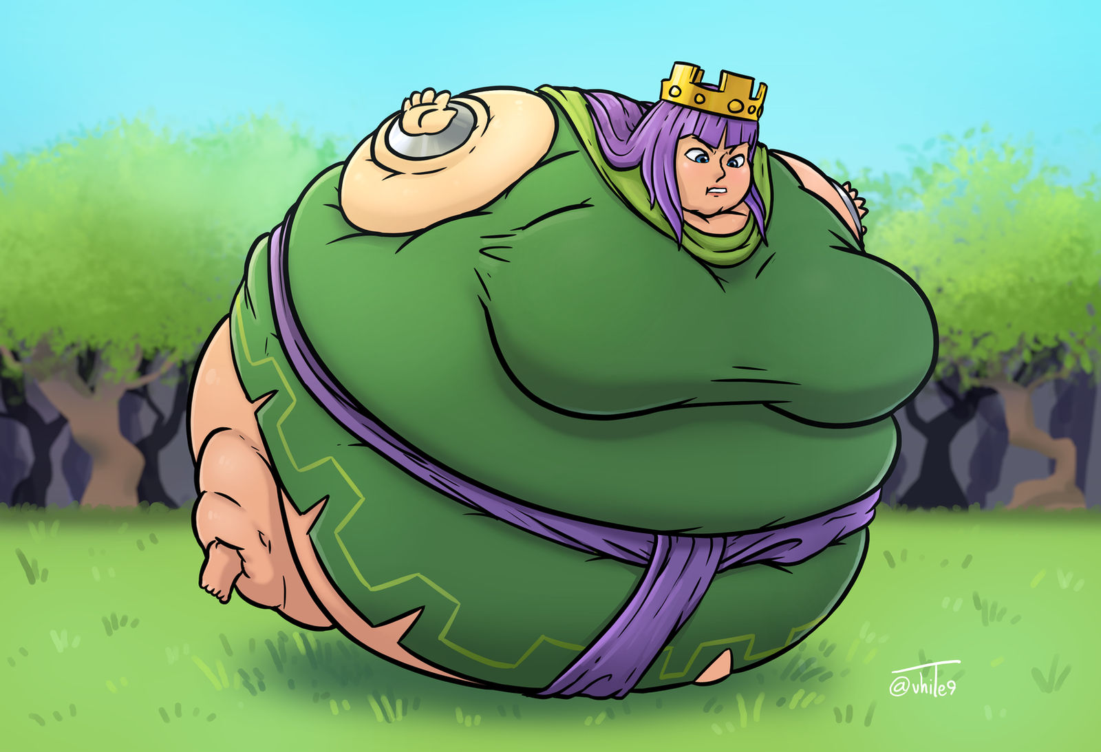 Art Trade Archer Queen By Vhite9 On Deviantart