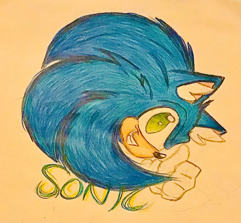 Sonic The Hedgehog Head Shot By Puppicake On Deviantart