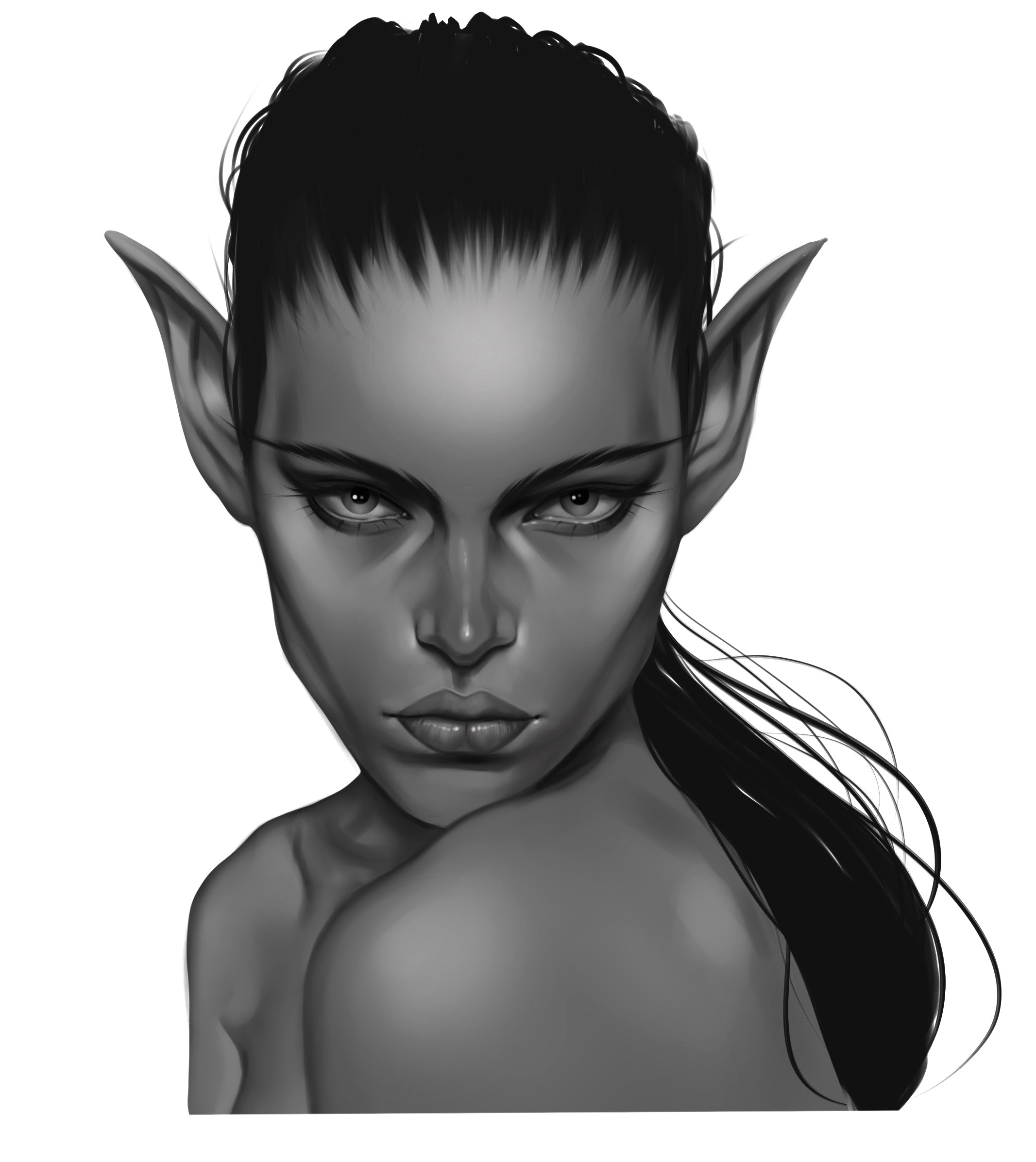Elf Portrait By Anastasiyam On Deviantart