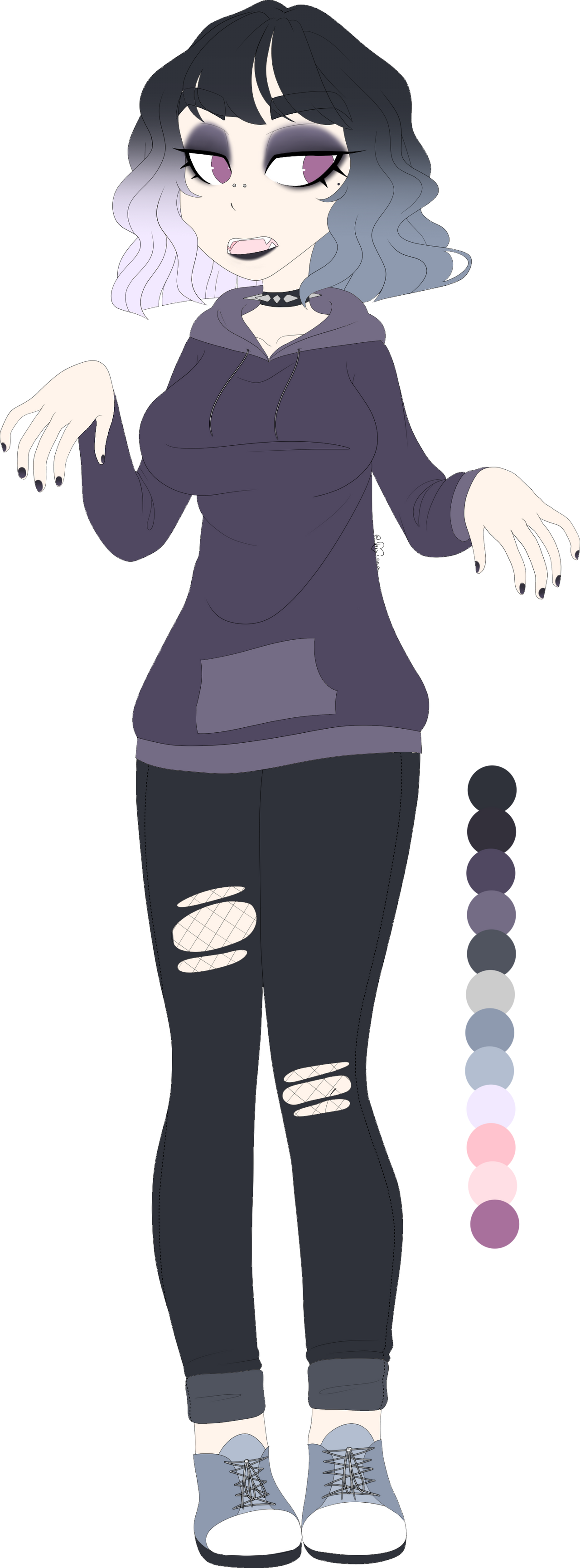 Big Tiddy Goth Gf By Hiyina On Deviantart