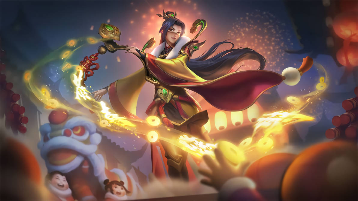 Mlbb Luo Yi Dawning Fortune By Megamimax On Deviantart