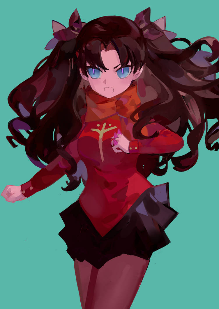 Rin Tohsaka Fate Stay Night By Ran Ran Ruuu On Deviantart