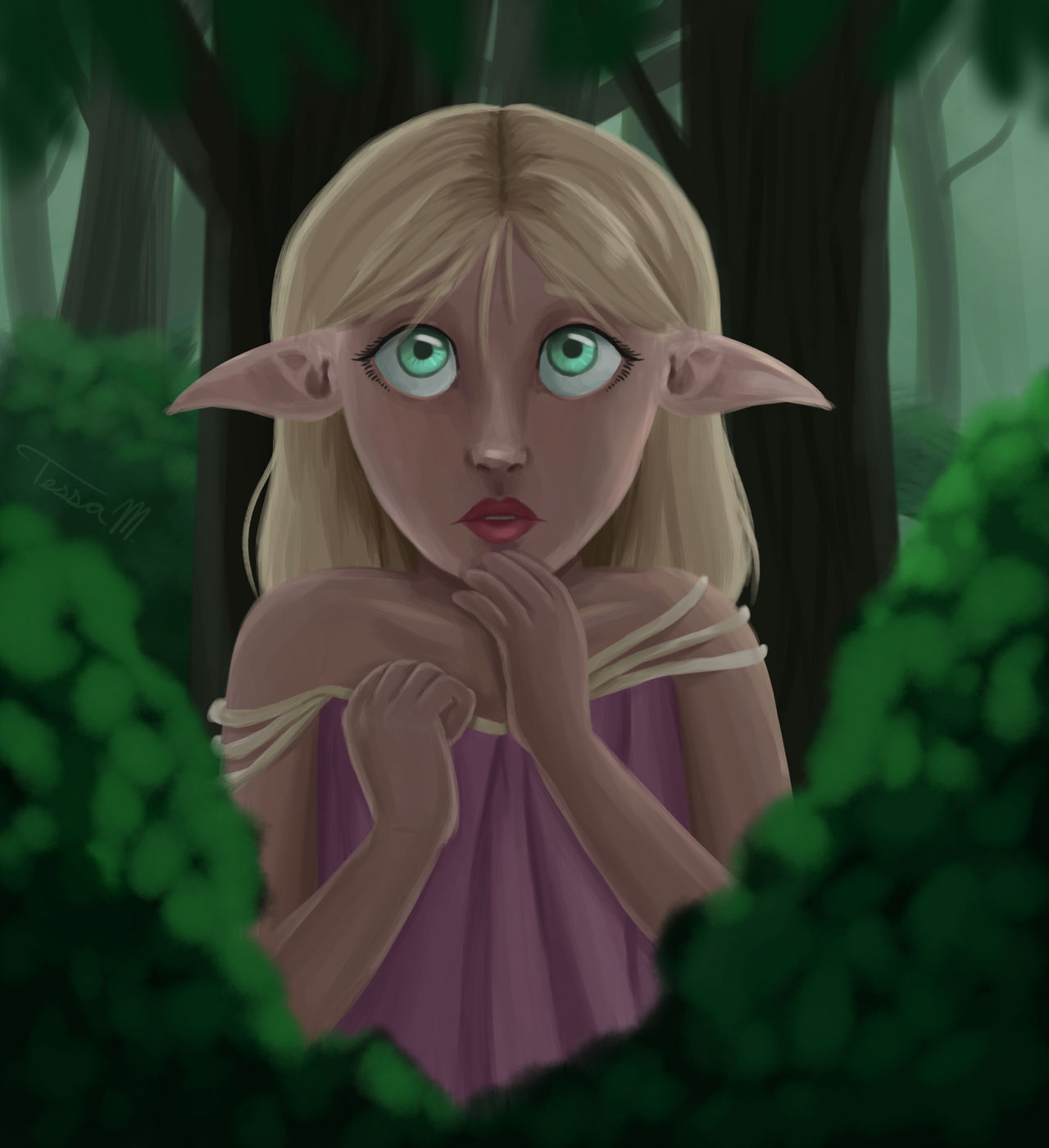 Shy Forest Elf By Hyperspaceoddity On Deviantart