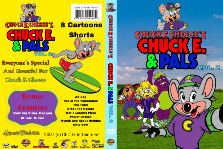 Chuck E Cheeses Chuck E And Pals 2 2007 Dvd Cover By Sspt2023 On