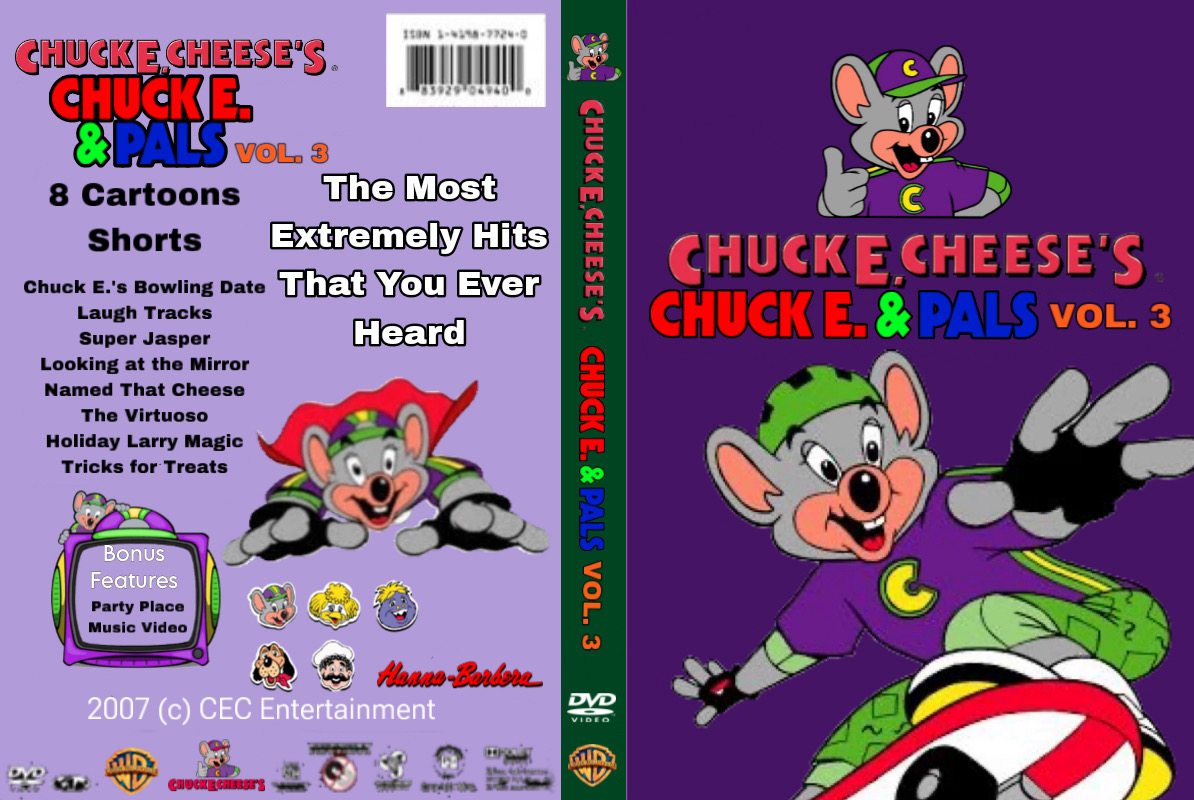 Chuck E Cheeses Chuck E And Pals 3 2007 Dvd Cover By Sspt2023 On