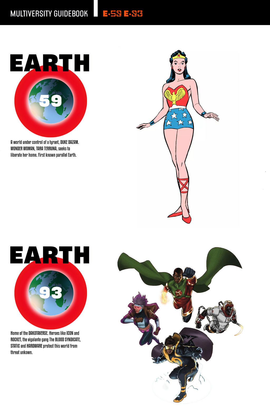 Dc Multiversity Guidebook Earth 59 And Earth 93 By Mrmarooned On Deviantart