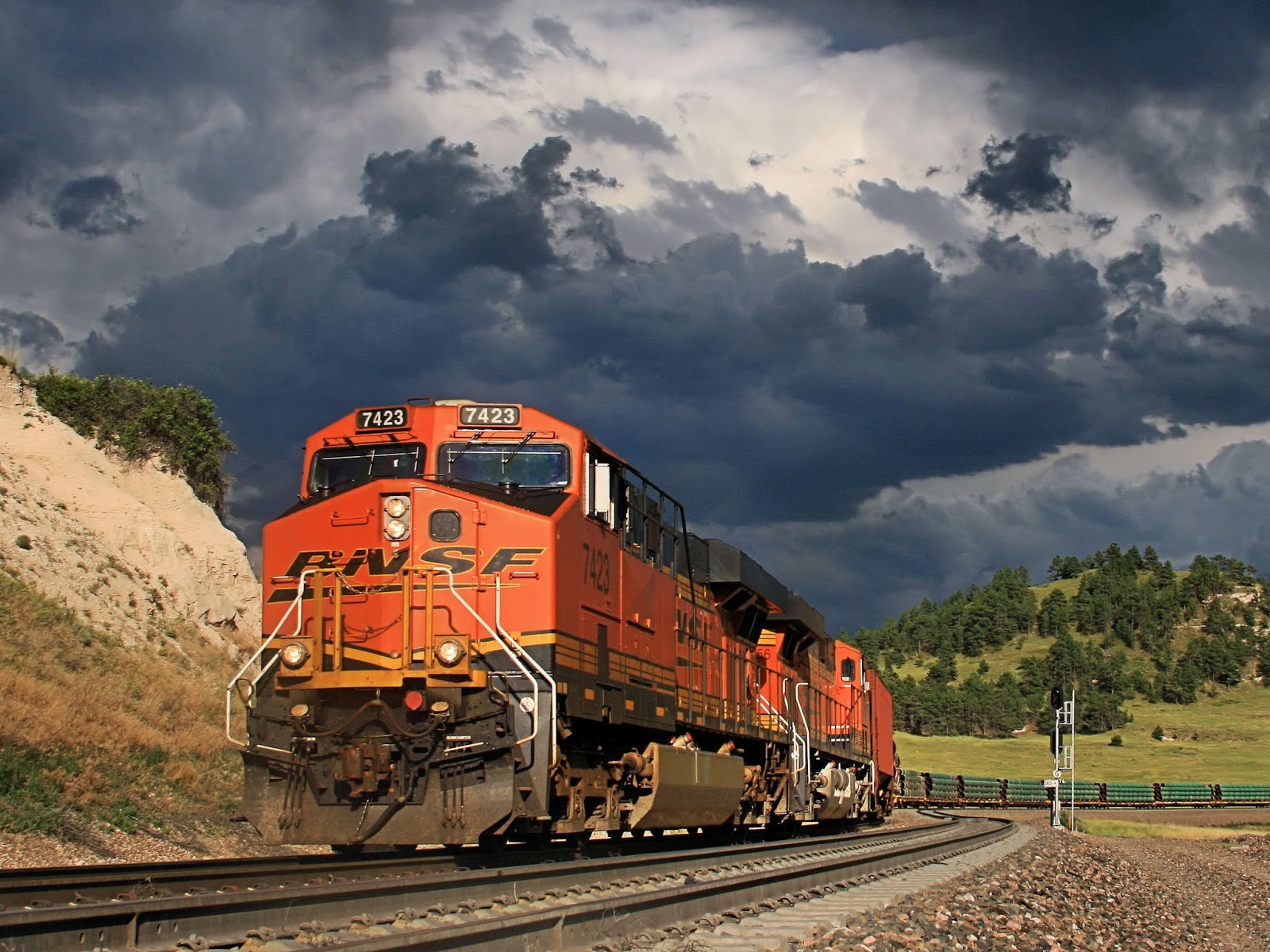 Bnsf Train Wallpaper By Ikmaalahlana On Deviantart