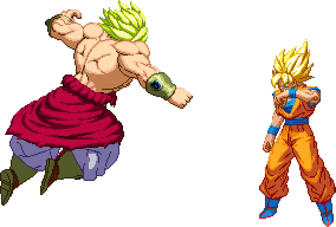Goku Super Saiyan Vs Broly Legendary Super Saiy By Lol8ossman On