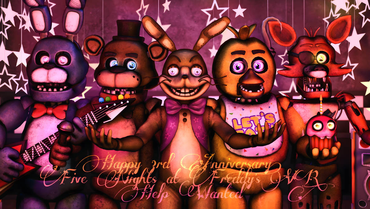 Fnaf Vr C4d Happy Anniversary Fnaf Help Wanted By Fluttershykitten