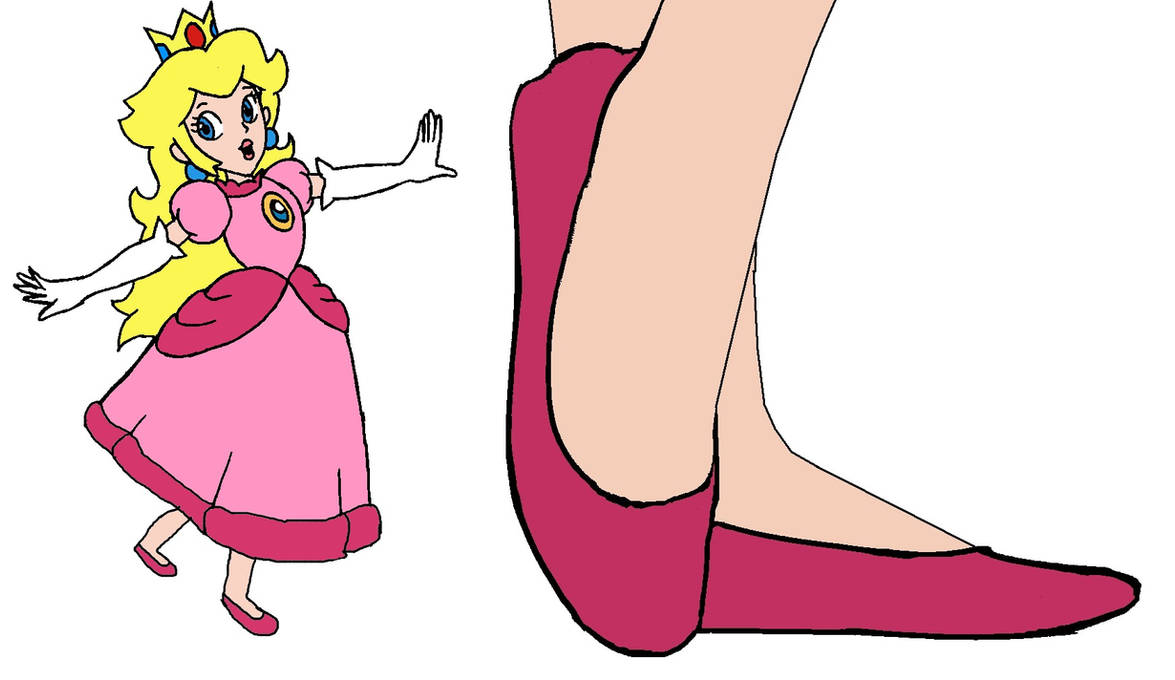 Princess Peach In Ballet Flats By Brendyflatsmjff On Deviantart