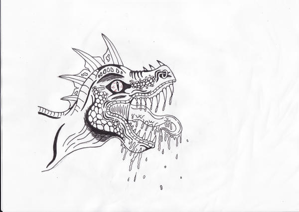 scary lizard by dragonbex on DeviantArt