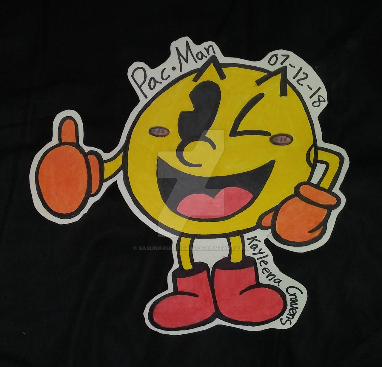 Pac Man Fan Art By Sasunarulover99 On Deviantart