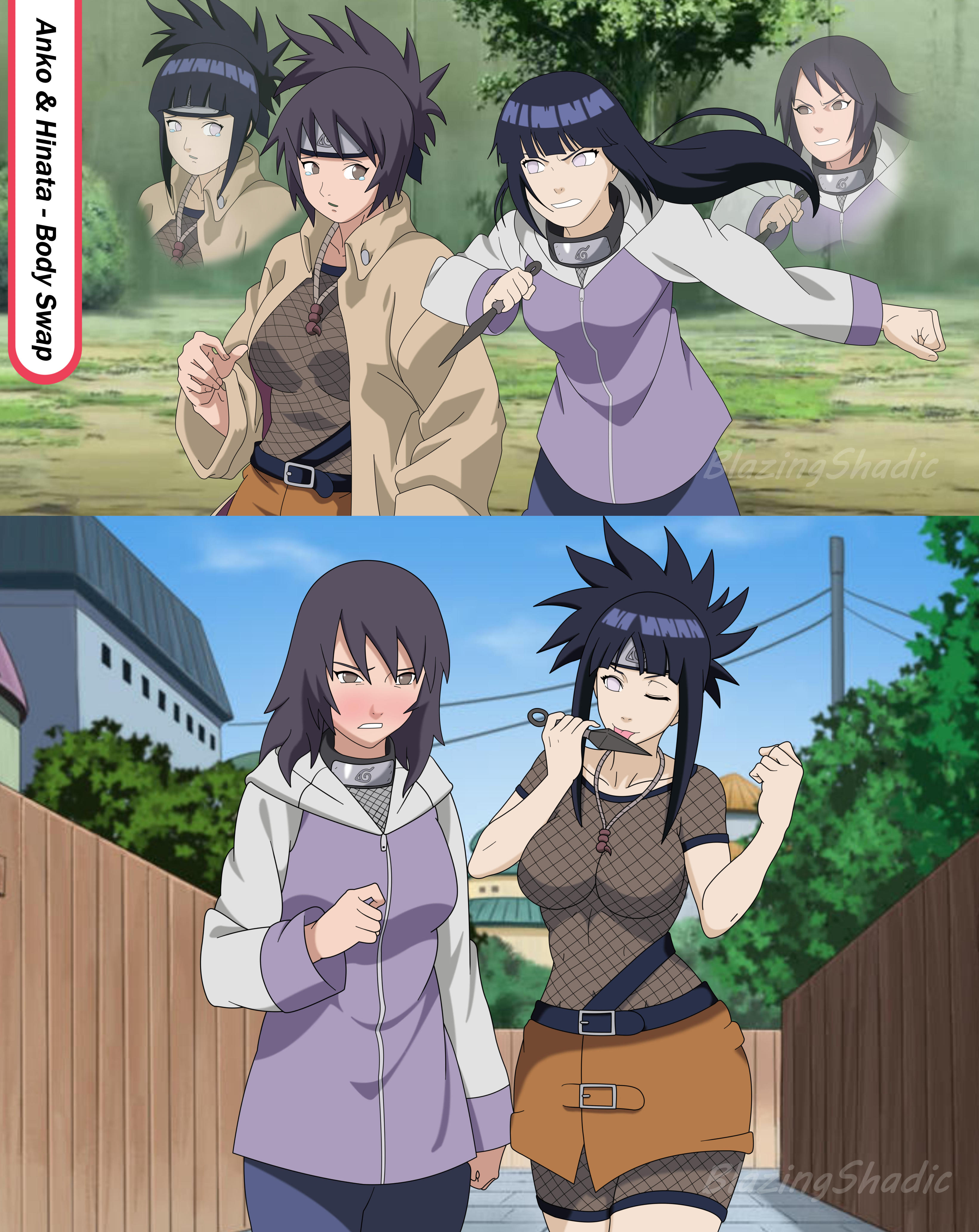 Anko And Hinata Swap By Blazingshadic On Deviantart