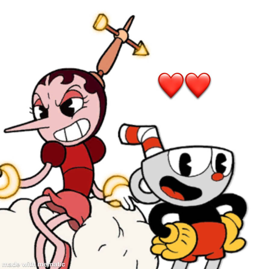 Cuphead X Hilda Berg By Buringoragneblaze On Deviantart