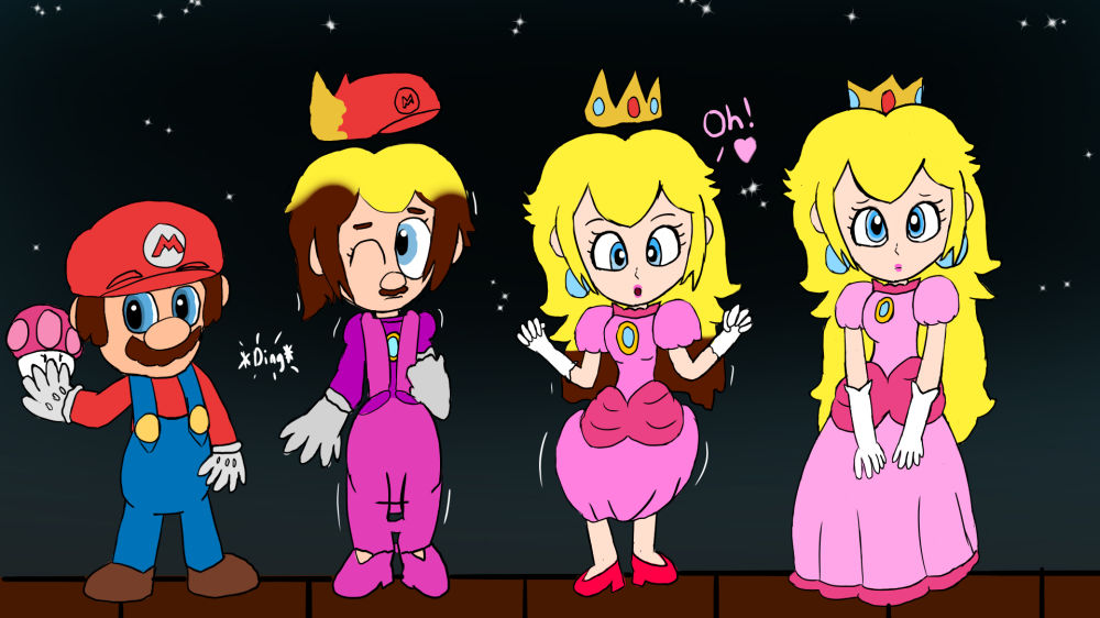 Peachy Power Up Mario To Princess Peach Tg By Blue2oo On Deviantart