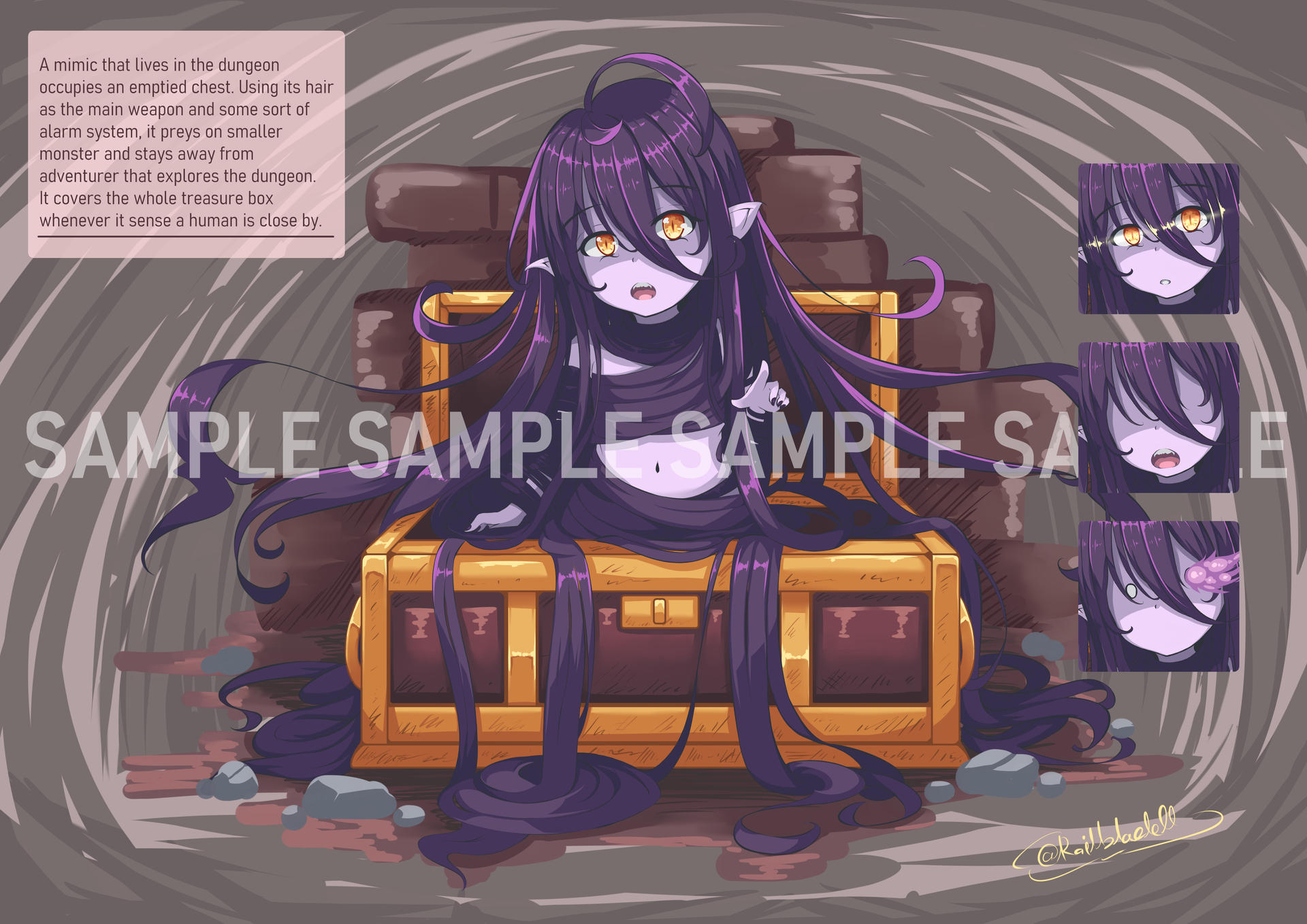 Open Set Price 40 Mimic Girl Adoptable By D Faction On Deviantart