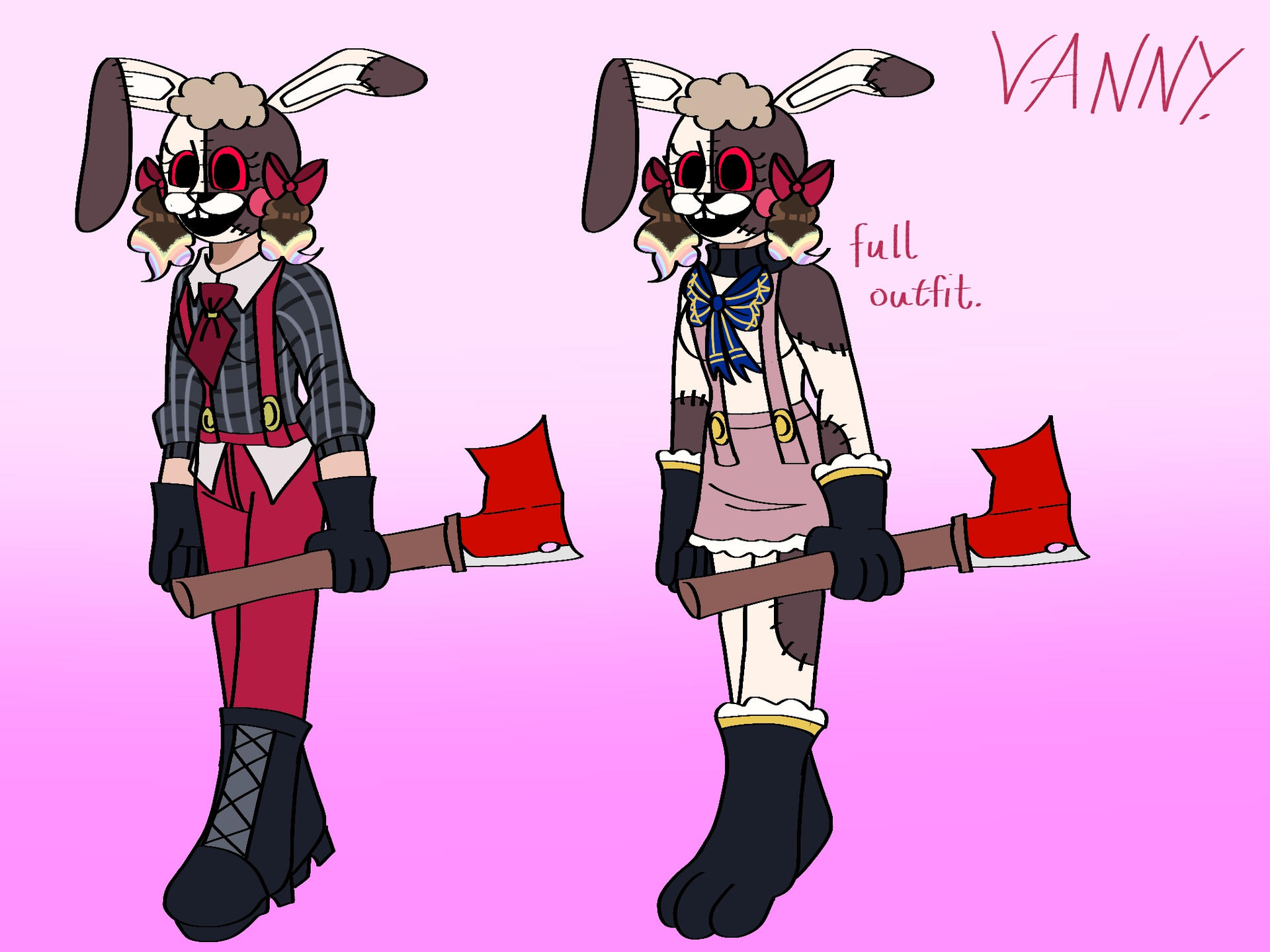 Fnaf Vanny Redesign By Tylerrosestorey810 On Deviantart